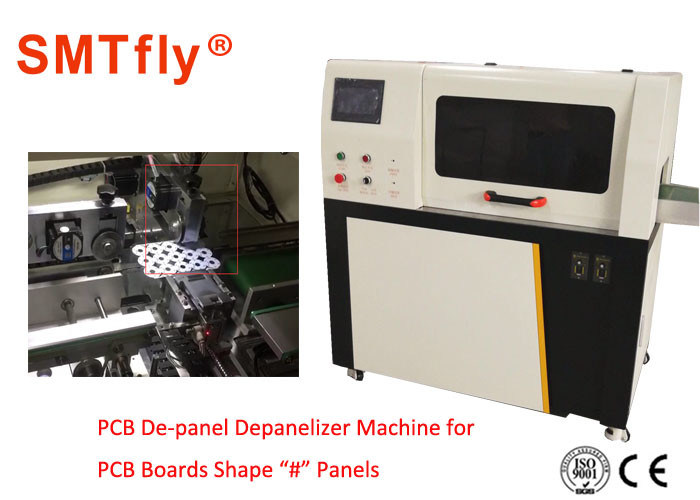 PCB De-panel Separator V Cut PCB Depaneling Machine for “#” Shape Panels